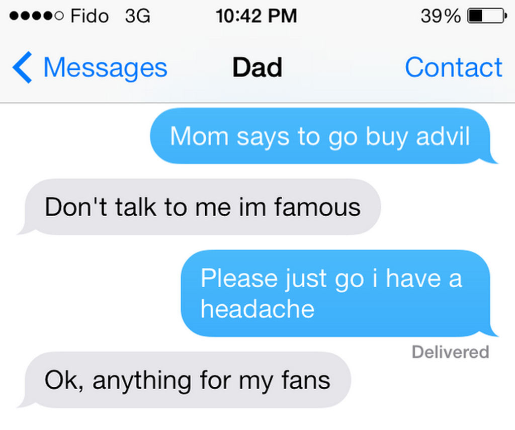 19 More Hilariously Funny Texts From Parents and Their Kids
