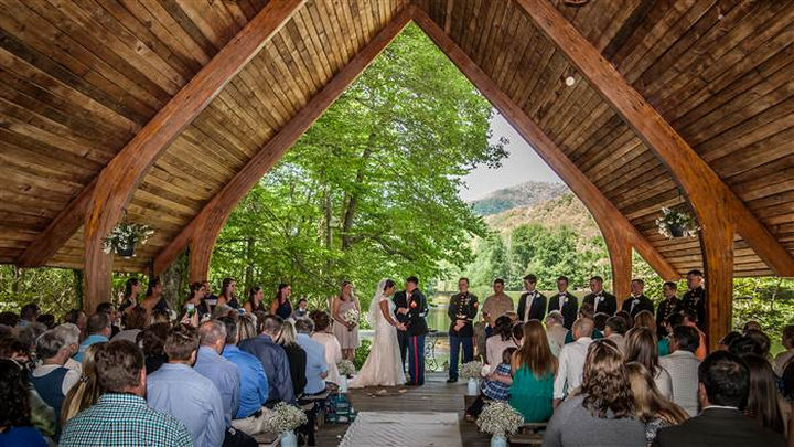 US Marine and His Bride-To-Be Praying Before Their Wedding