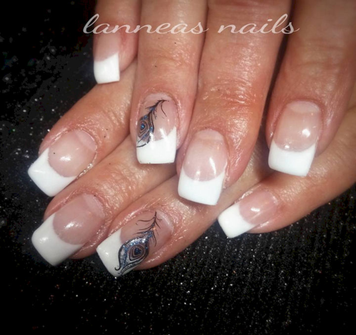 18 Stunning Feather Nail Art Designs That Look Amazing