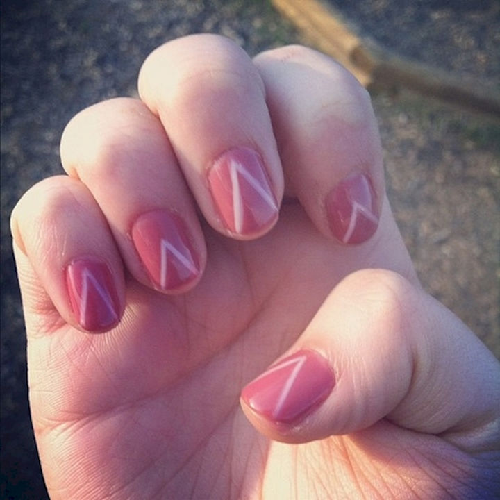 17 Chevron Nails Will Have You Saying Bye to Boring Nails