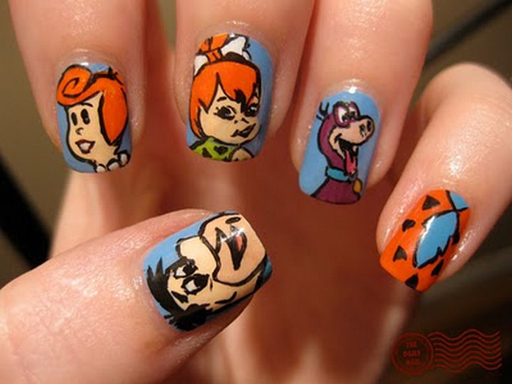 19 Cartoon Nail Art Designs Inspired by Saturday Morning Cartoons