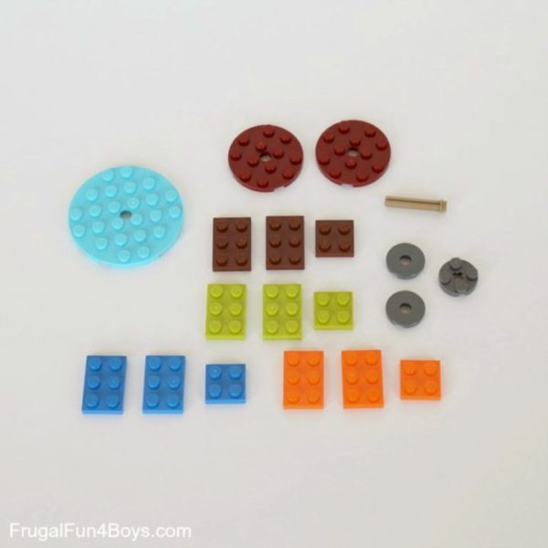 DIY Lego Fidget Spinner with Easy Video Tutorial and Part Listing