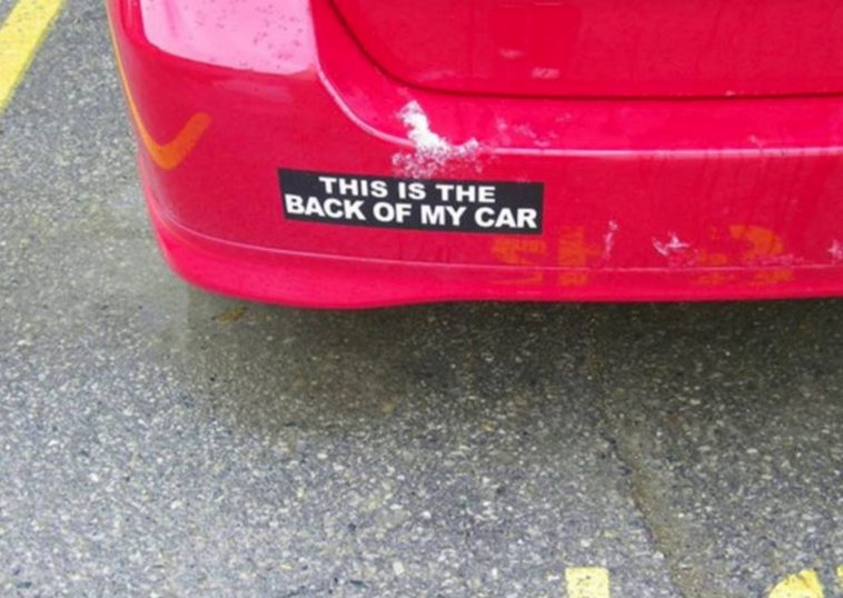 27 Funny Bumper Stickers That Will Make You Do a Double Take
