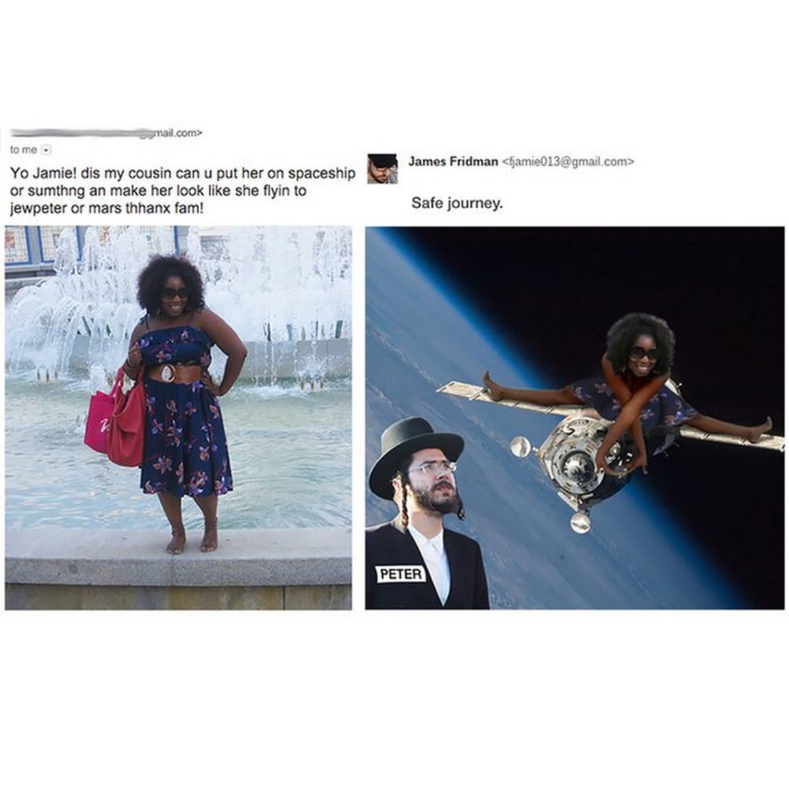 Artist James Fridman’s Funny Photoshop Requests