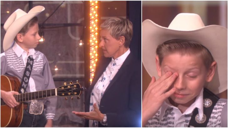 11-Year-Old Yodeling "Walmart Kid" Mason Ramsey Visits Ellen