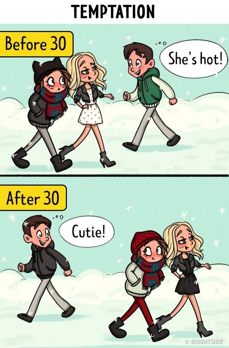 What Love Looks like Before and After 30 Explained in 12 Comics