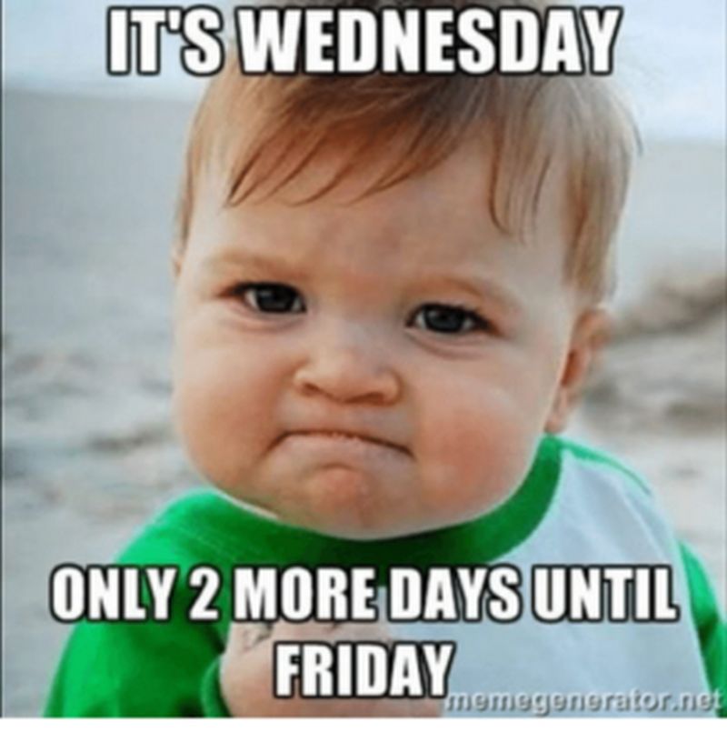 45 Funny Wednesday Memes to Make Your Hump Day a Little Better