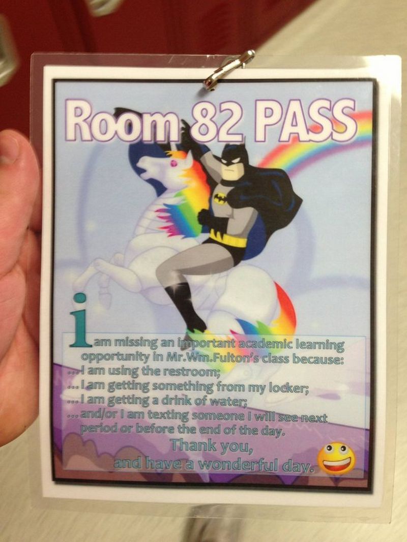 53 Funny Hall Passes to Make You Laugh
