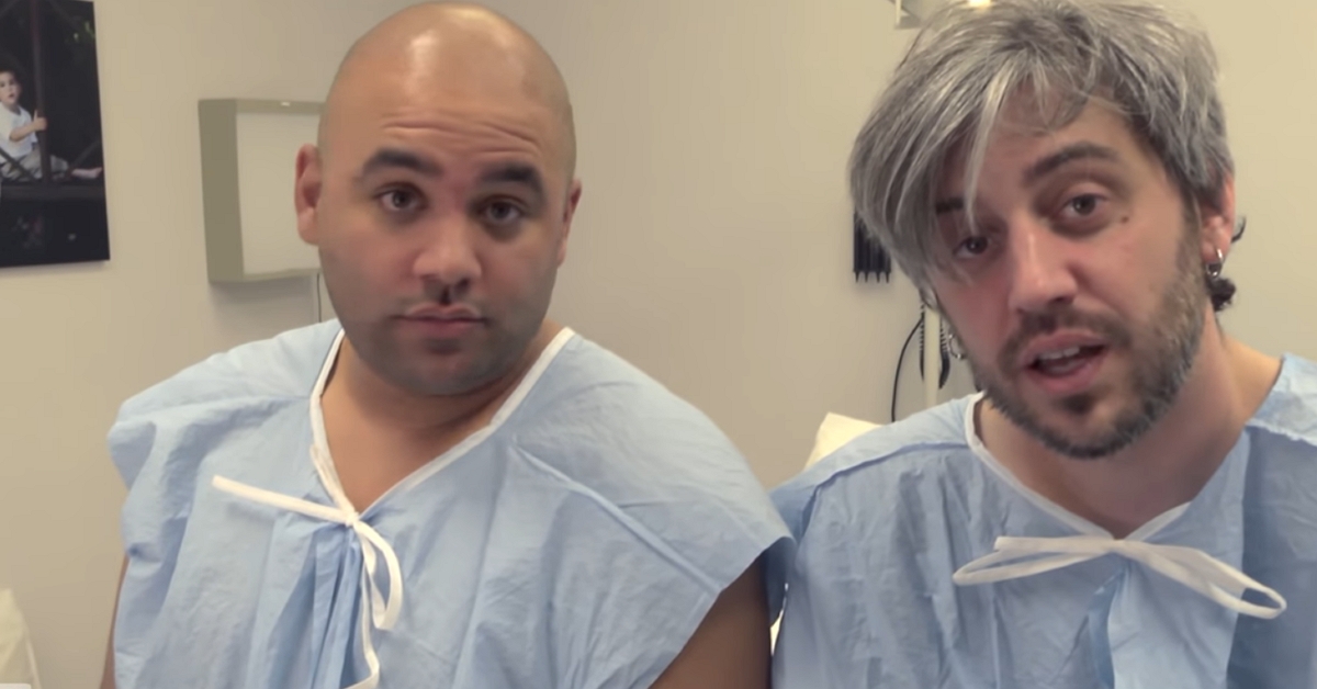 2 Dads Experience the Pain of Childbirth with a Labor Pain Simulation