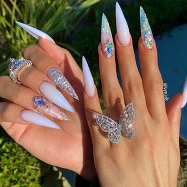 39 Cute Long Nail Designs and Manicures