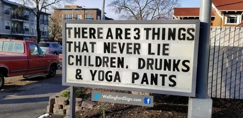 27 Wallingford Signs from Seattle Washington's Funniest Gas Station