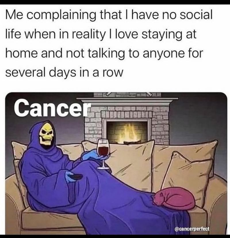 65 Funny Cancer Memes | Zodiac Season From June 21 to July 23