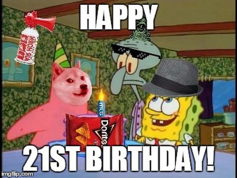 53 Funny Happy 21st Birthday Memes and Images for Him and Her