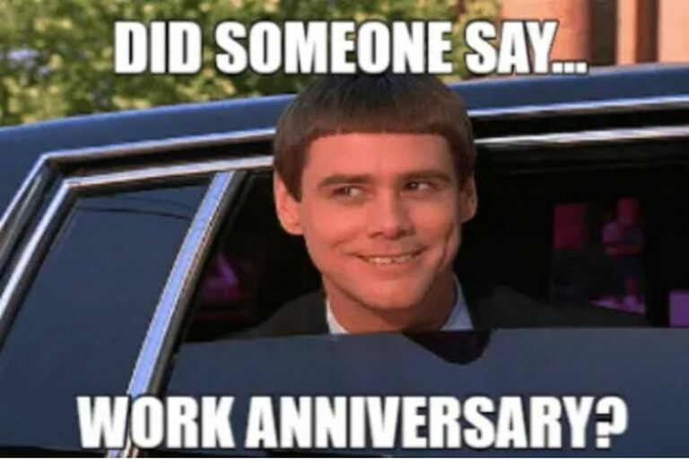59 Funny Work Anniversary Memes to Make You Laugh at the Office
