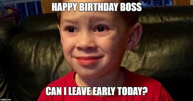 39 Funny Happy Birthday Boss Memes