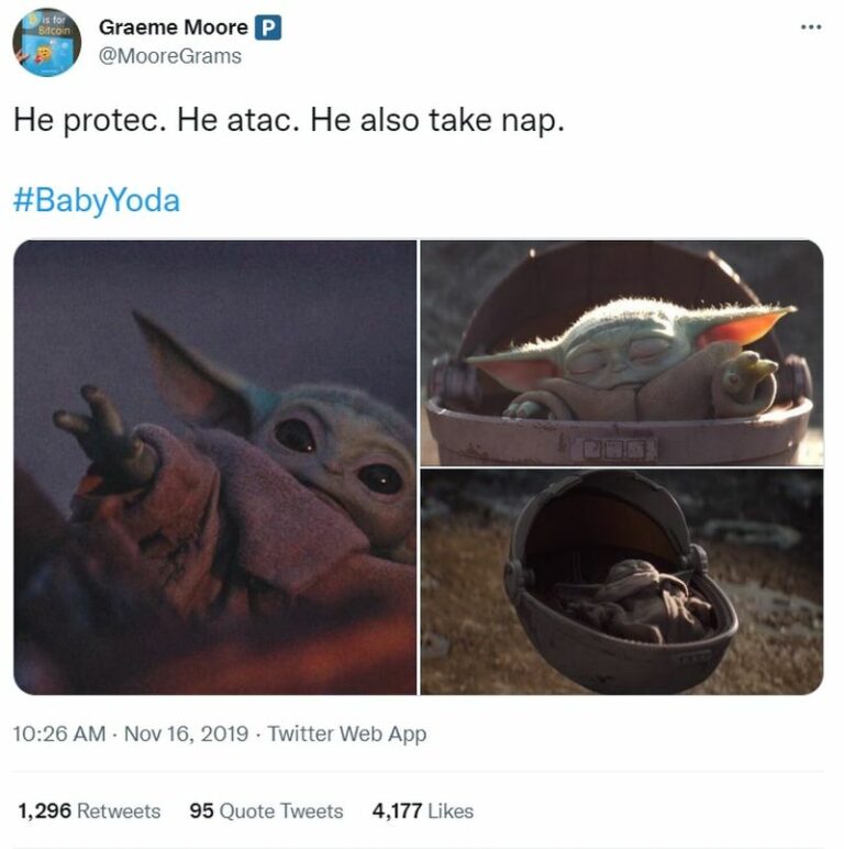 35 Cute Baby Yoda (Grogu) Memes