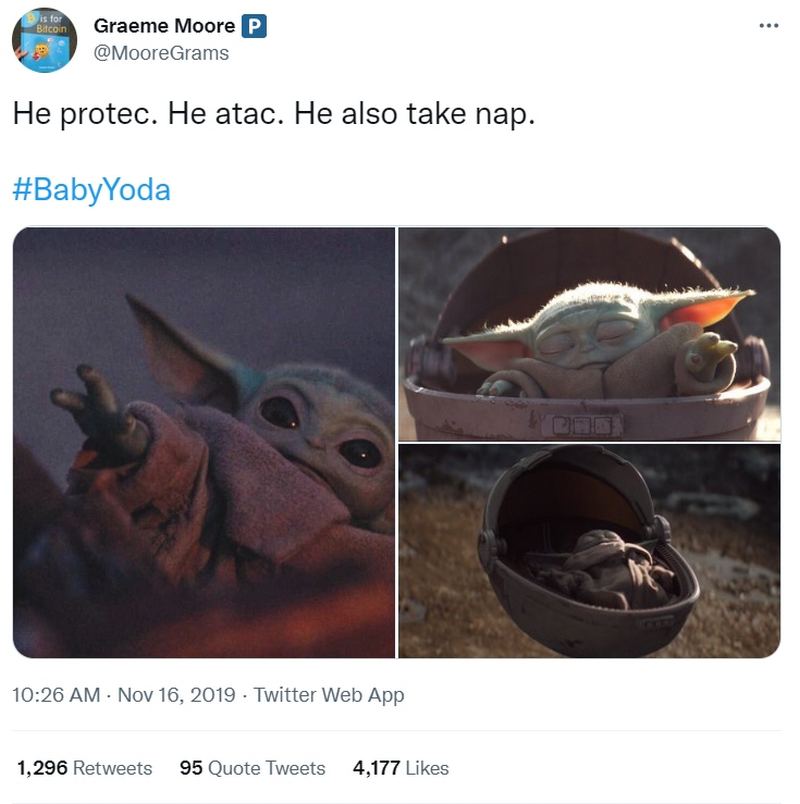 35 Cute Baby Yoda (Grogu) Memes