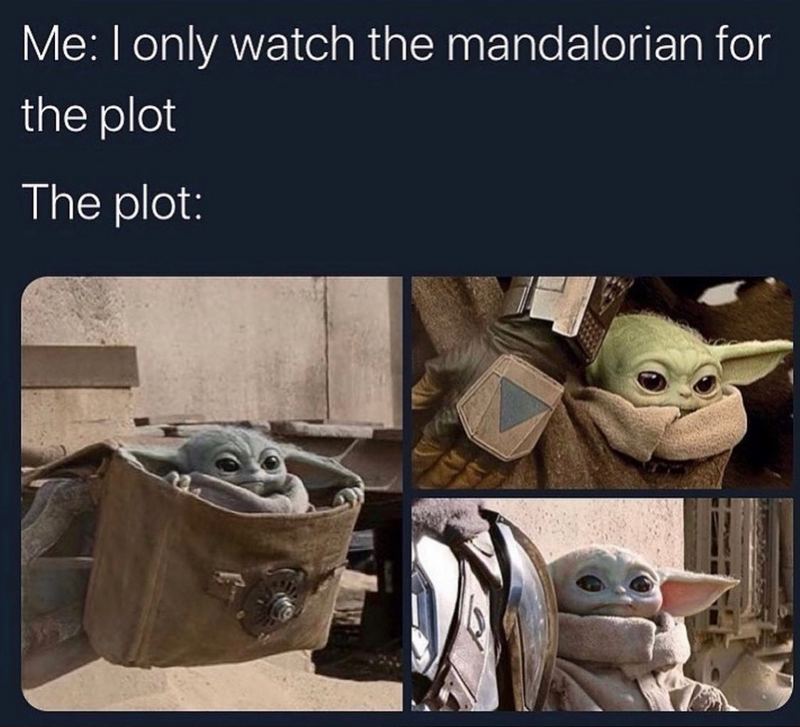35 Cute Baby Yoda (Grogu) Memes
