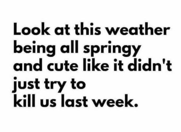 45 Spring Memes When You’d Love a Break From the Cold