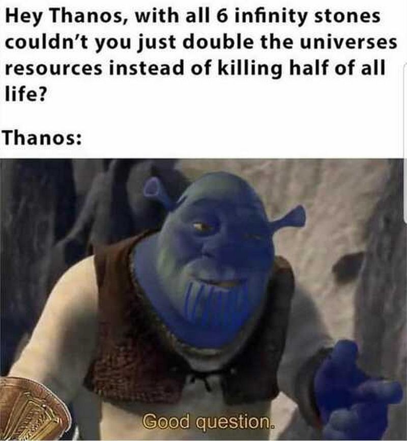 27 Funny Thanos Memes for MCU Fans