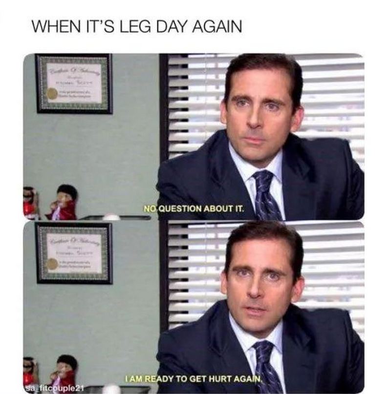 55 Funny Leg Day Memes