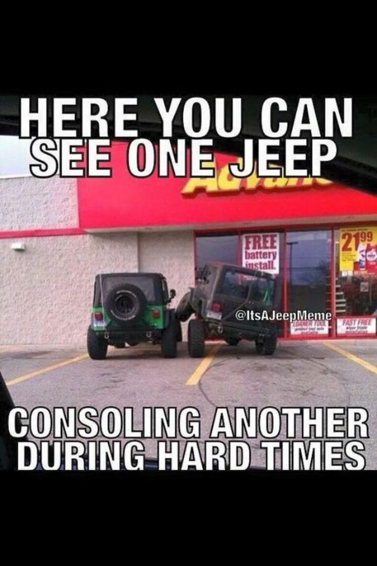 41 Hilarious Jeep Memes to Rev Up Your Humor Engine